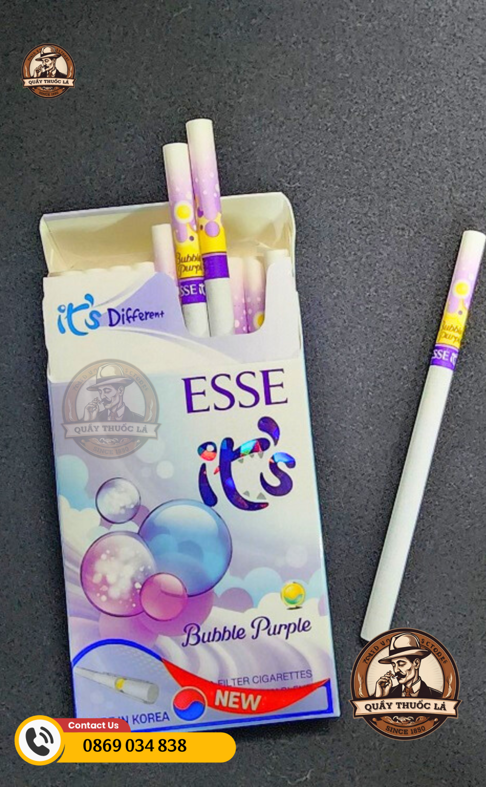 ESSE ITS BUBBLE PURLE (NHO SỮA TÍM ) - Quầy Thuốc Lá