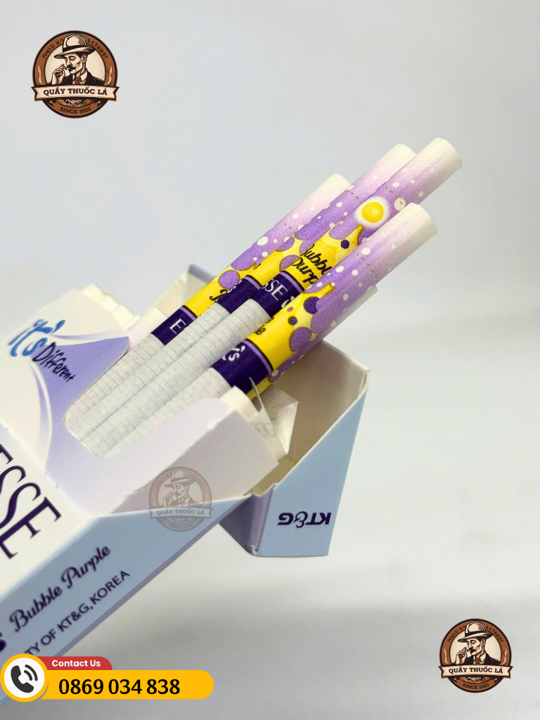 ESSE ITS BUBBLE PURLE (NHO SỮA TÍM ) - Quầy Thuốc Lá
